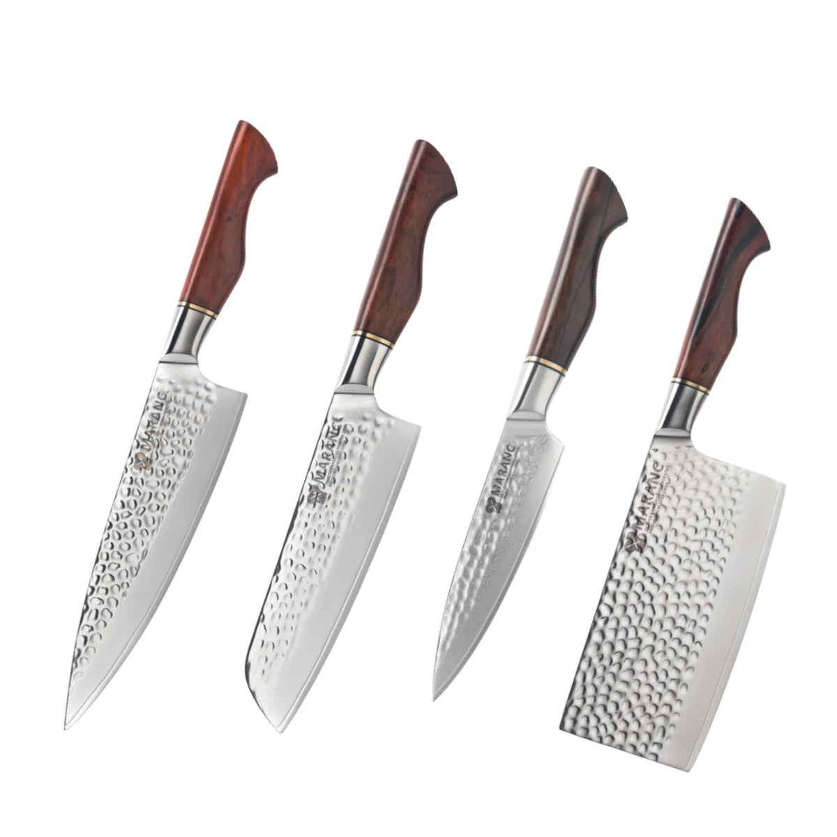 Cutit filetat profesional Maranc, otel de damasc, 15 cm, M174